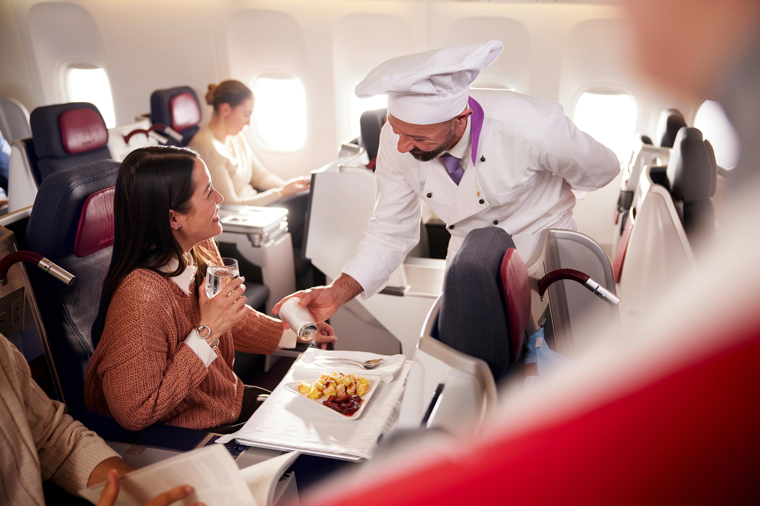 Tastefully Austrian: our Business Class Service | Austrian Airlines